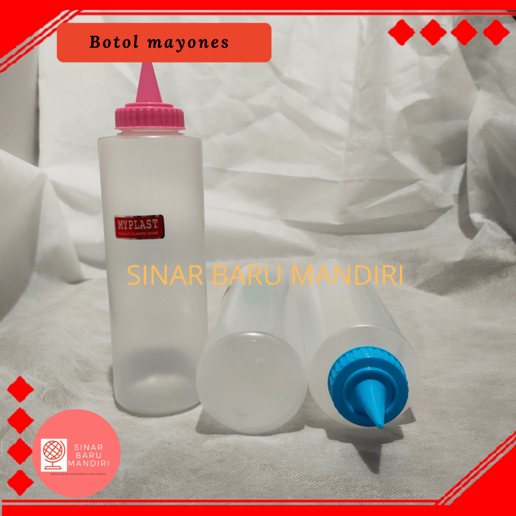 Jual Botol mayones / Botol saos / Botol kecap / Botol tempat mayonaise ...