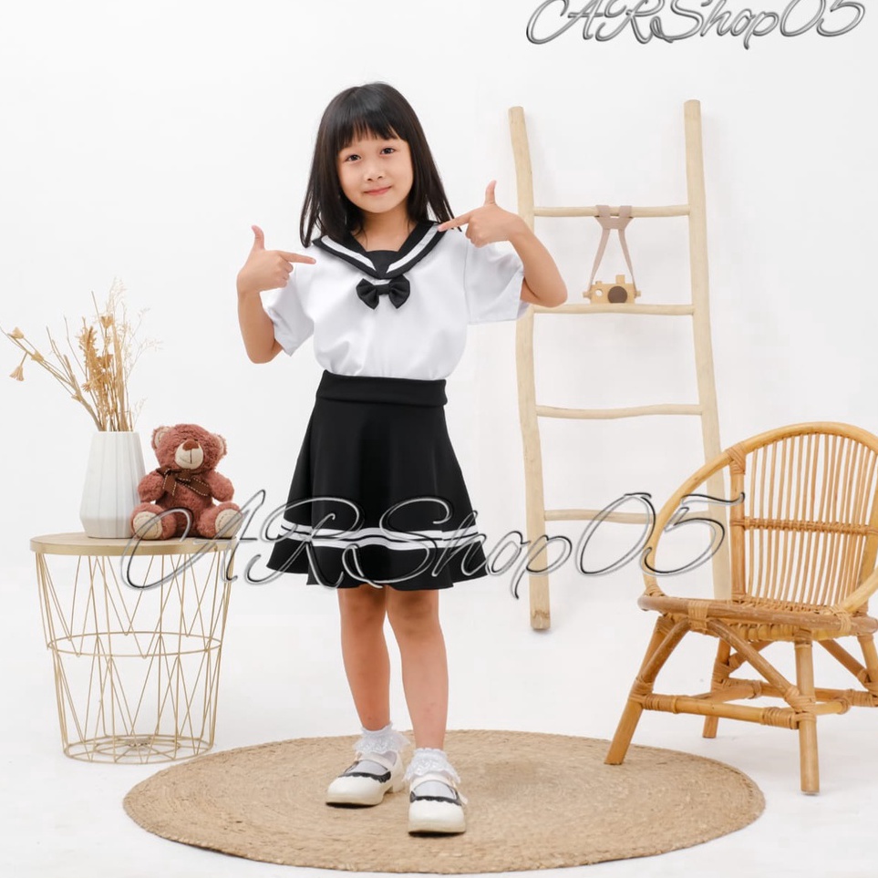 Jual KODE G92I Setelan Anak Model Seragam Sekolah Anak Jepang Stelan ...