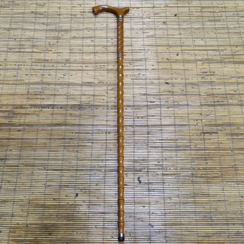 Jual Tongkat Cemeti Kayu Ulin Kayu Besi Isian Rajah Motif 02 | Shopee ...