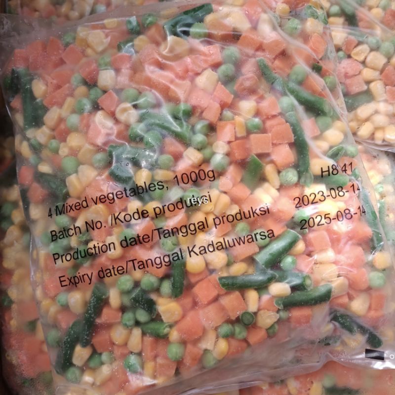 Jual Mix Vegetable 1kg | Shopee Indonesia