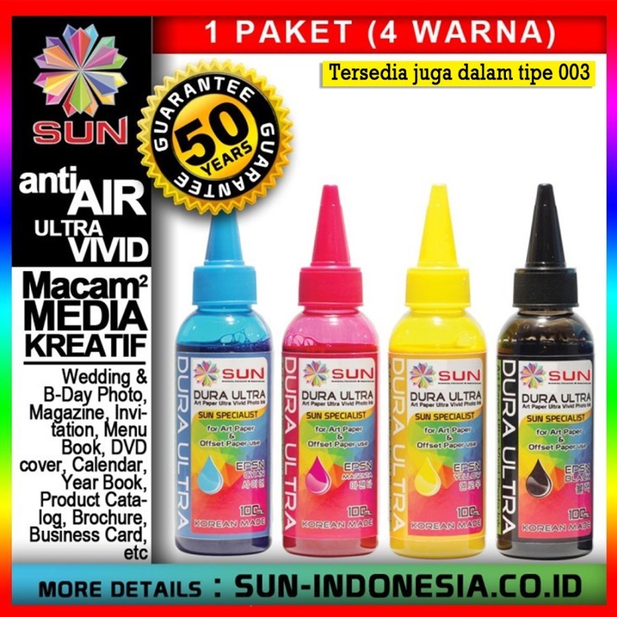 Jual Tinta Epson 664/ 673 Art Paper Ultra Vivid Photo Korea Terbaik ...