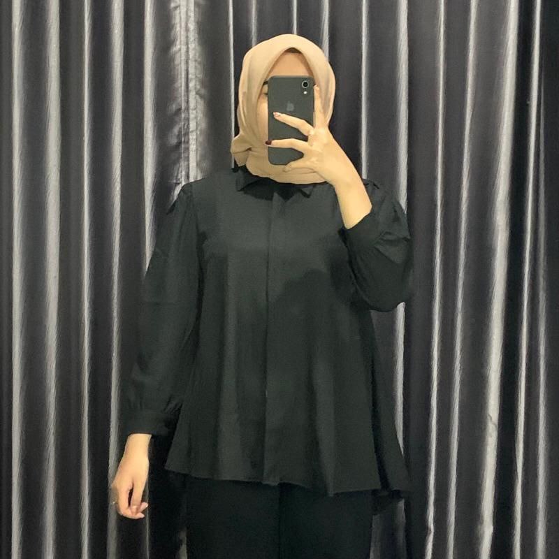 Jual KINKA BLOUSE SHAKILLA TWILL | Shopee Indonesia