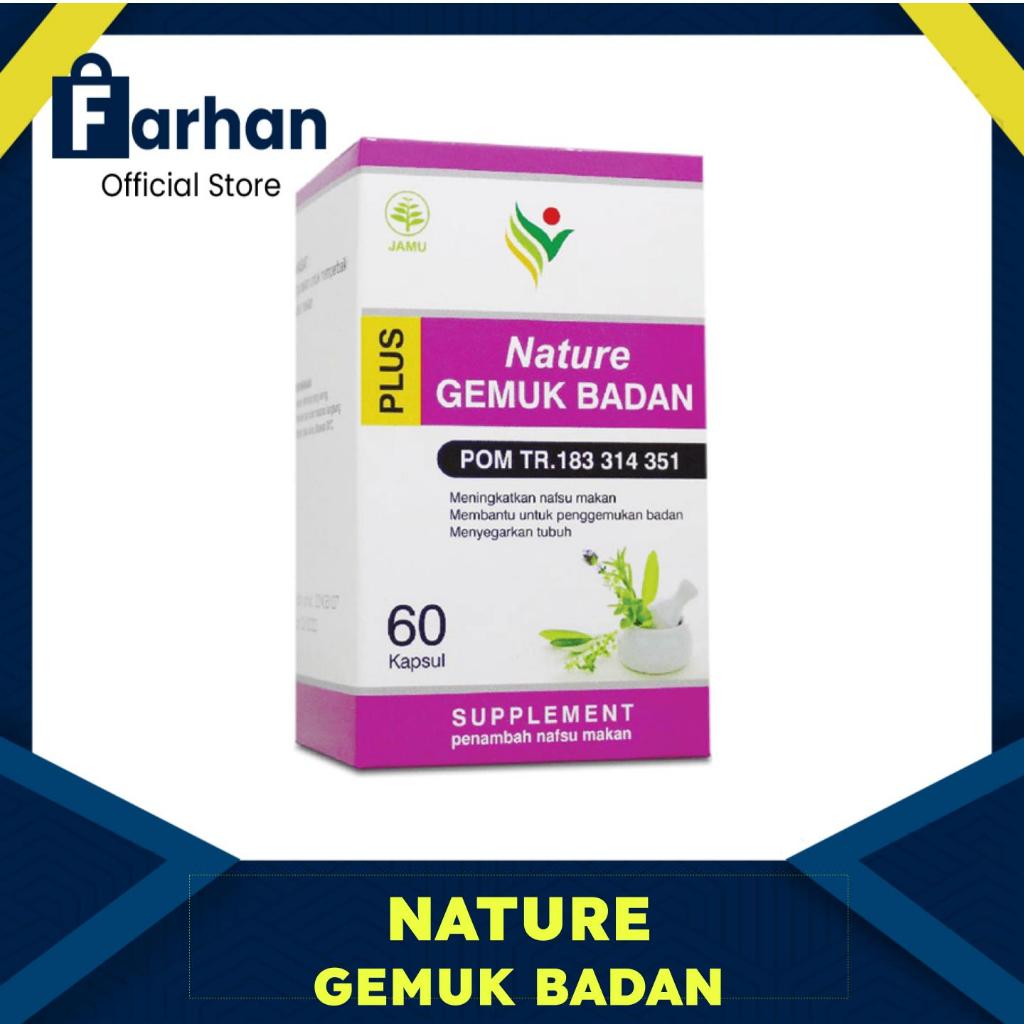 Jual OBAT GEMUK NATURE Penambah Berat Badan Kapsul Aman Sehat Ibu ...