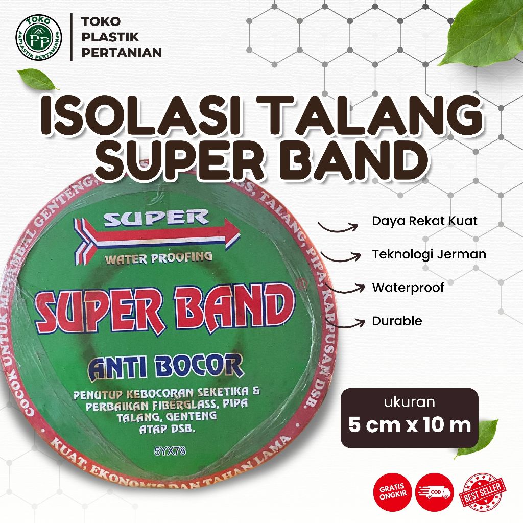 Jual ISOLASI TALANG / LEM SENG / PENAMBAL SENG ANTI BOCOR SUPER BAND ...