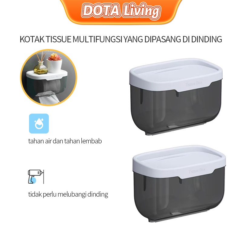 Jual DOTA Living Tempat Tissue Toilet Kotak Tisu WC Tempel Tissue Box ...