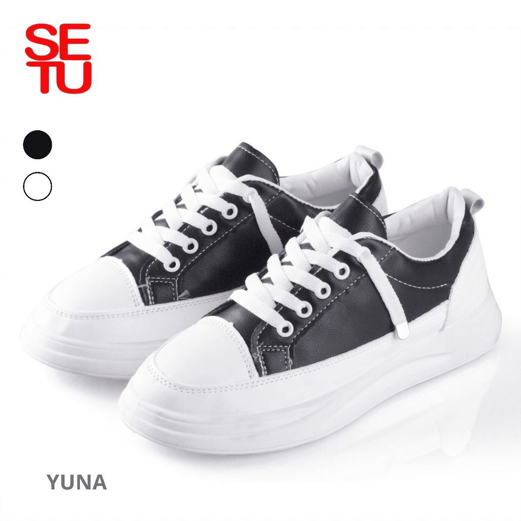 Jual SETU Yuna Free Kotak Sepatu Sneakers Wanita Perempuan Putih ...
