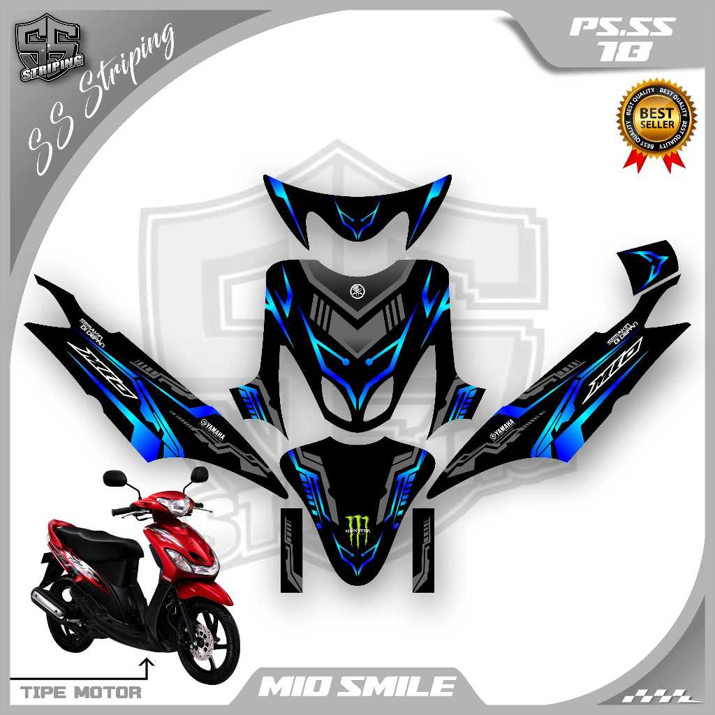 Jual Decal Sticker Full Body Mio Smile - Stiker Full Body Mio Smile. PS ...