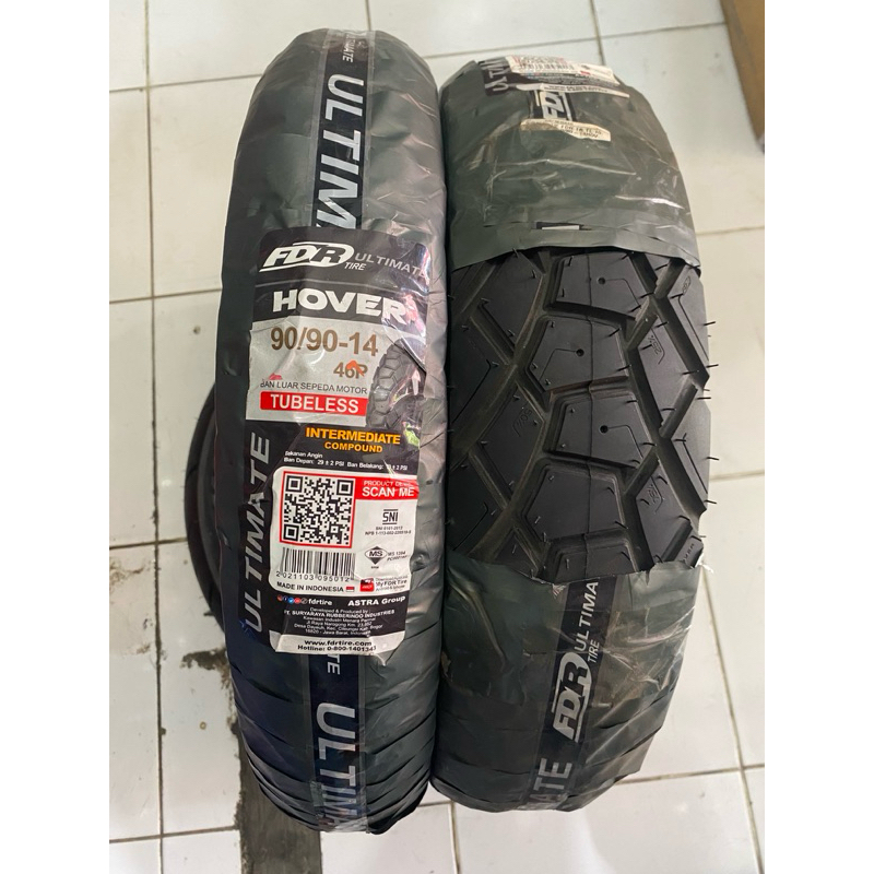 Jual Ban FDR Ultimate Hover 90/90-14(Tubeless) | Shopee Indonesia