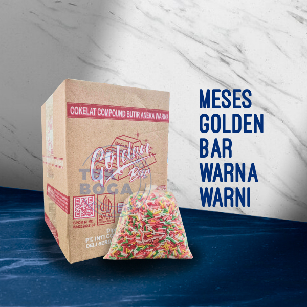 Jual ( Repack ) Golden Bar Warna ( 250, 500 gr ) Meses Coklat Butir ...