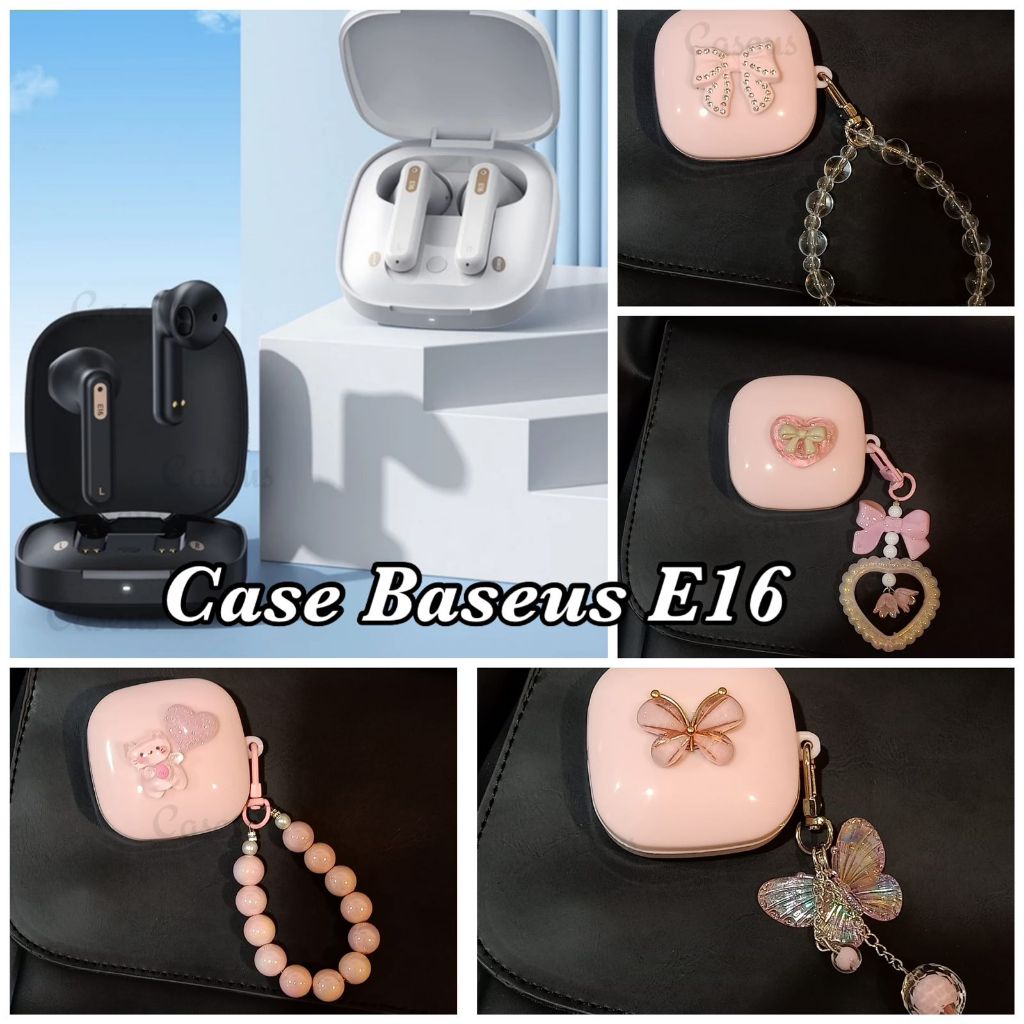 Jual Baseus E16 Softcase Crystal Gantungan mutiara | Shopee Indonesia