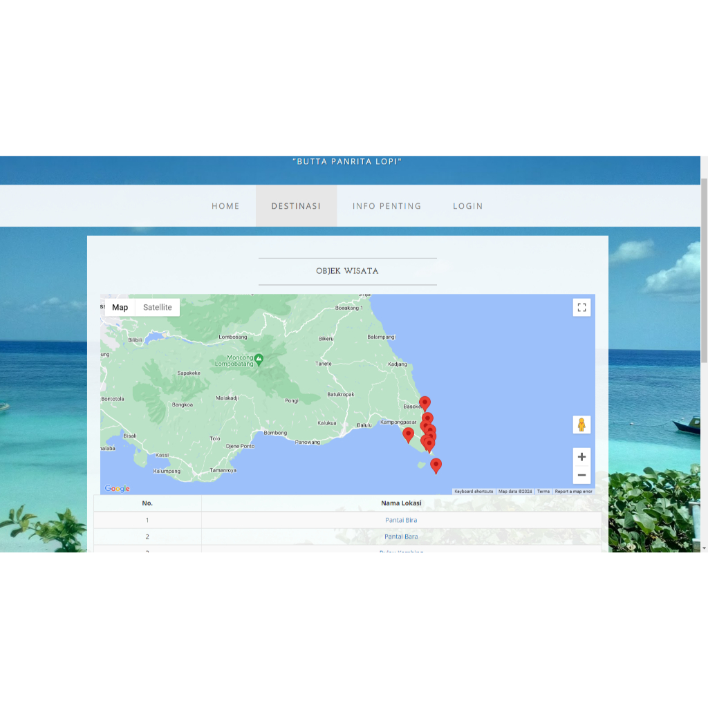 Jual Aplikasi Obyek Wisata Berbasis Web (PHP) | Shopee Indonesia