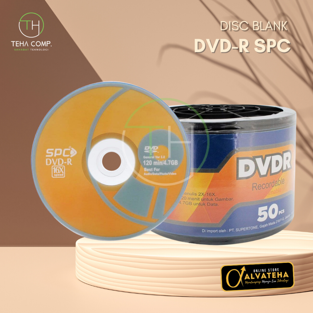 Jual DVDR SPC DVD R Kosong DVD Blank Disc Burning Full HD DVD Player ...