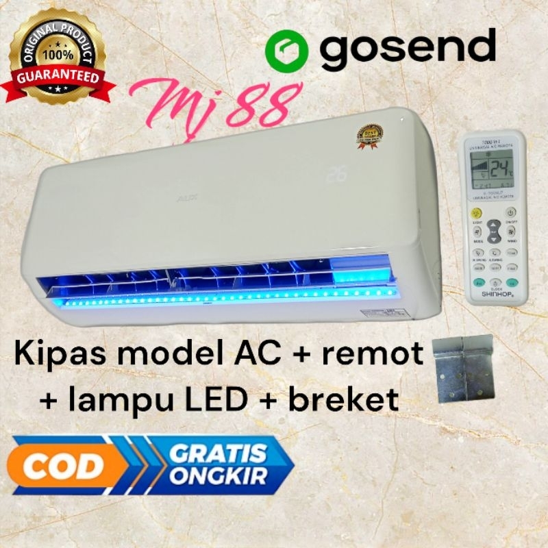 Jual KIPAS ANGIN MODEL AC DENGAN PAKAI REMOT / TERSEDIA 1PK DAN 2PK ...