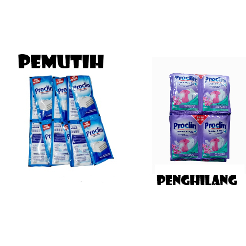 Jual Proclin Pemutih / Proclin Penghilang Noda Sachet Isi 12 Sachet ...