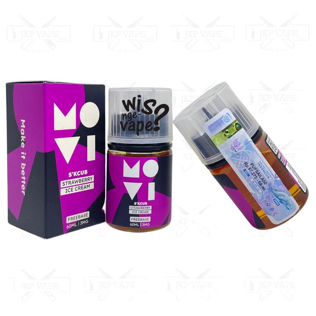 Jual Skcub Strawberry Ice Cream 60ml - Bucks Scream Liquid MOVI FB99 ...