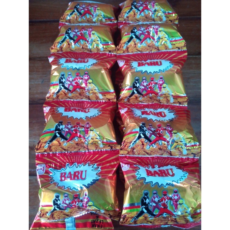 Jual Snack Jadul Marning Jagung Power Rangers 1 Renceng Isi 10 Pcs ...