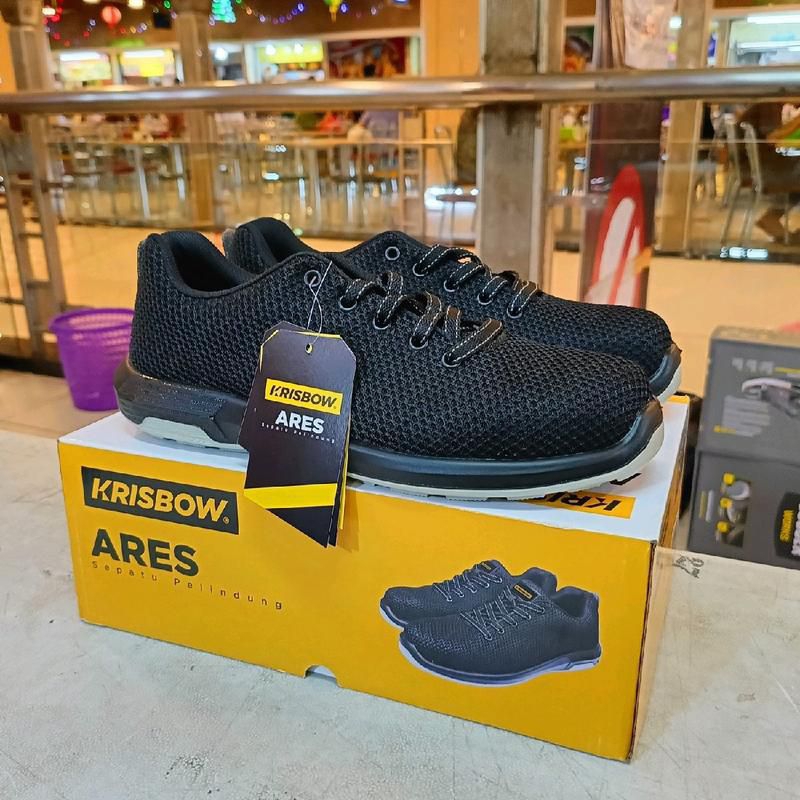 Jual Krisbow Safety Shoes Sepatu Pengaman Ares | Shopee Indonesia