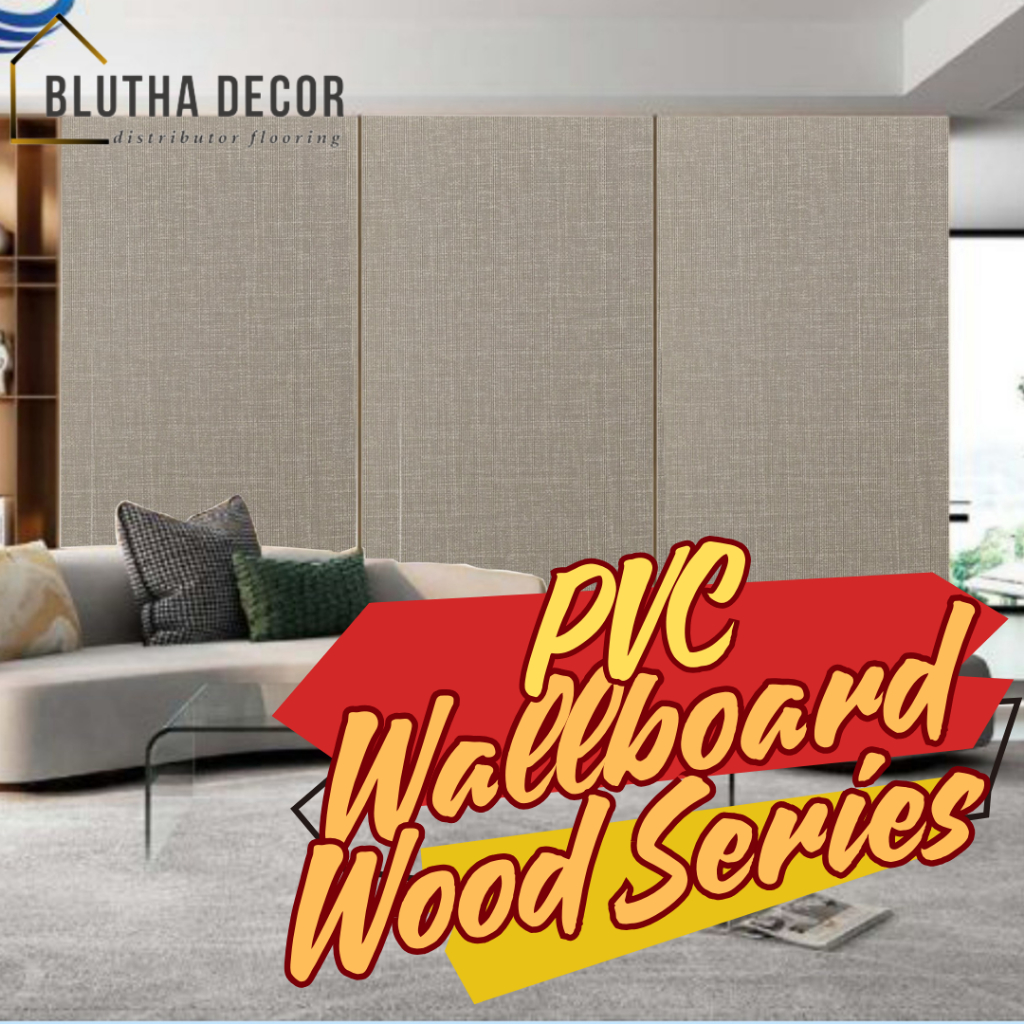 Jual PVC WALLBOARD TEBAL 5MM WOOD SERIES DOFF TEXTURE HIASAN DINDING ...