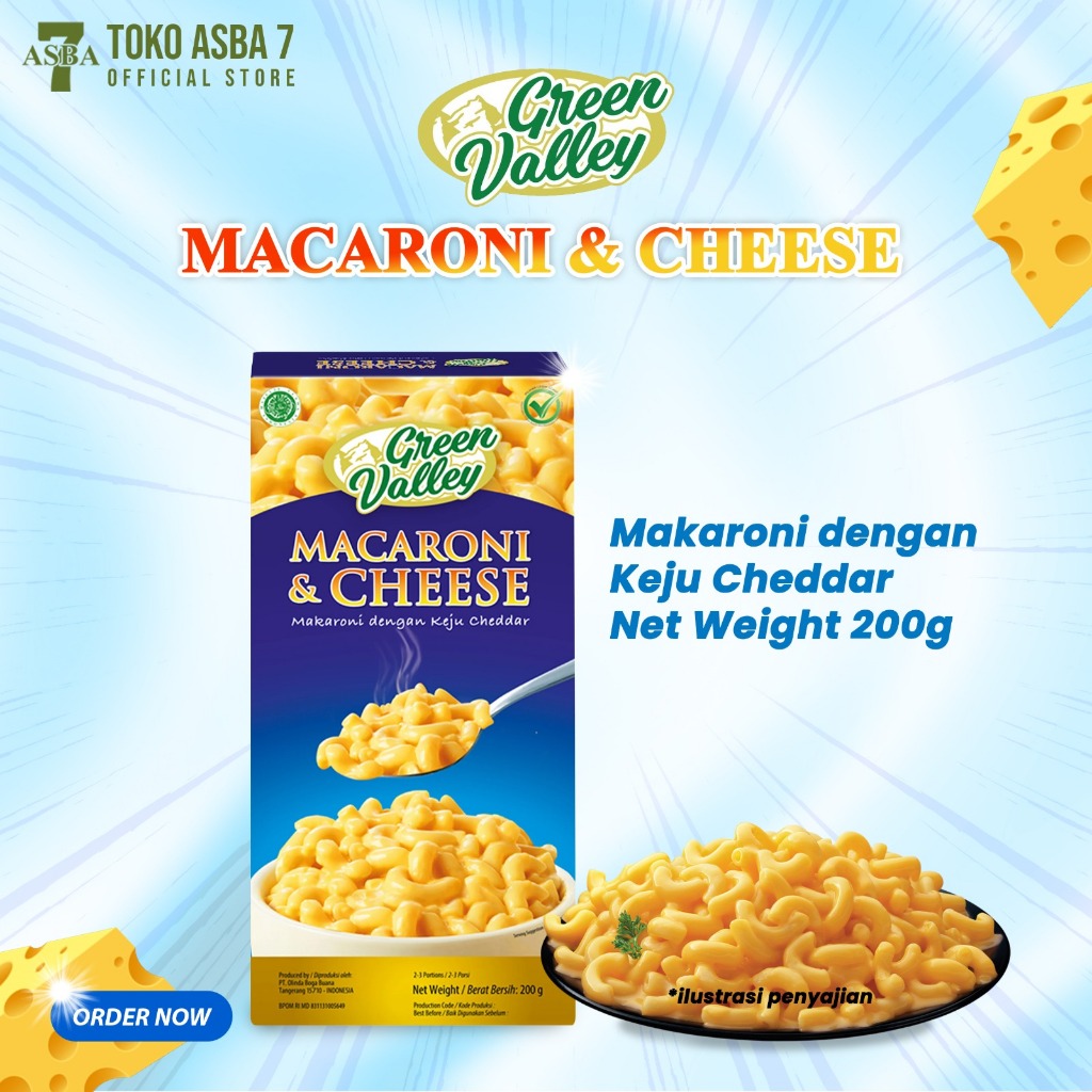 Jual GREEN VALLEY MACARONI N CHEESE 200G | Shopee Indonesia