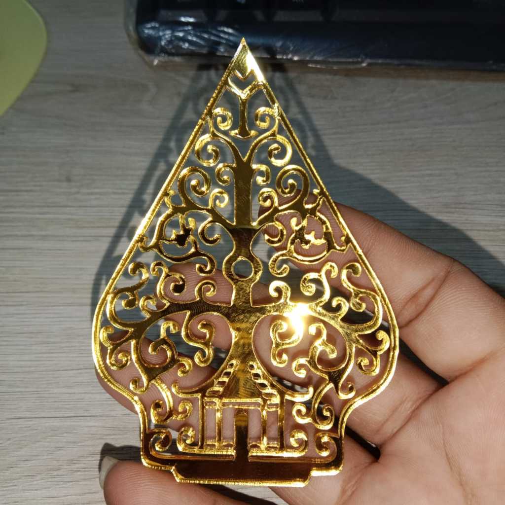 Jual REPLIKA GUNUNGAN TETES AIR MAHAR PERNIKAHAN BAHAN AKRILIK GOLD ...