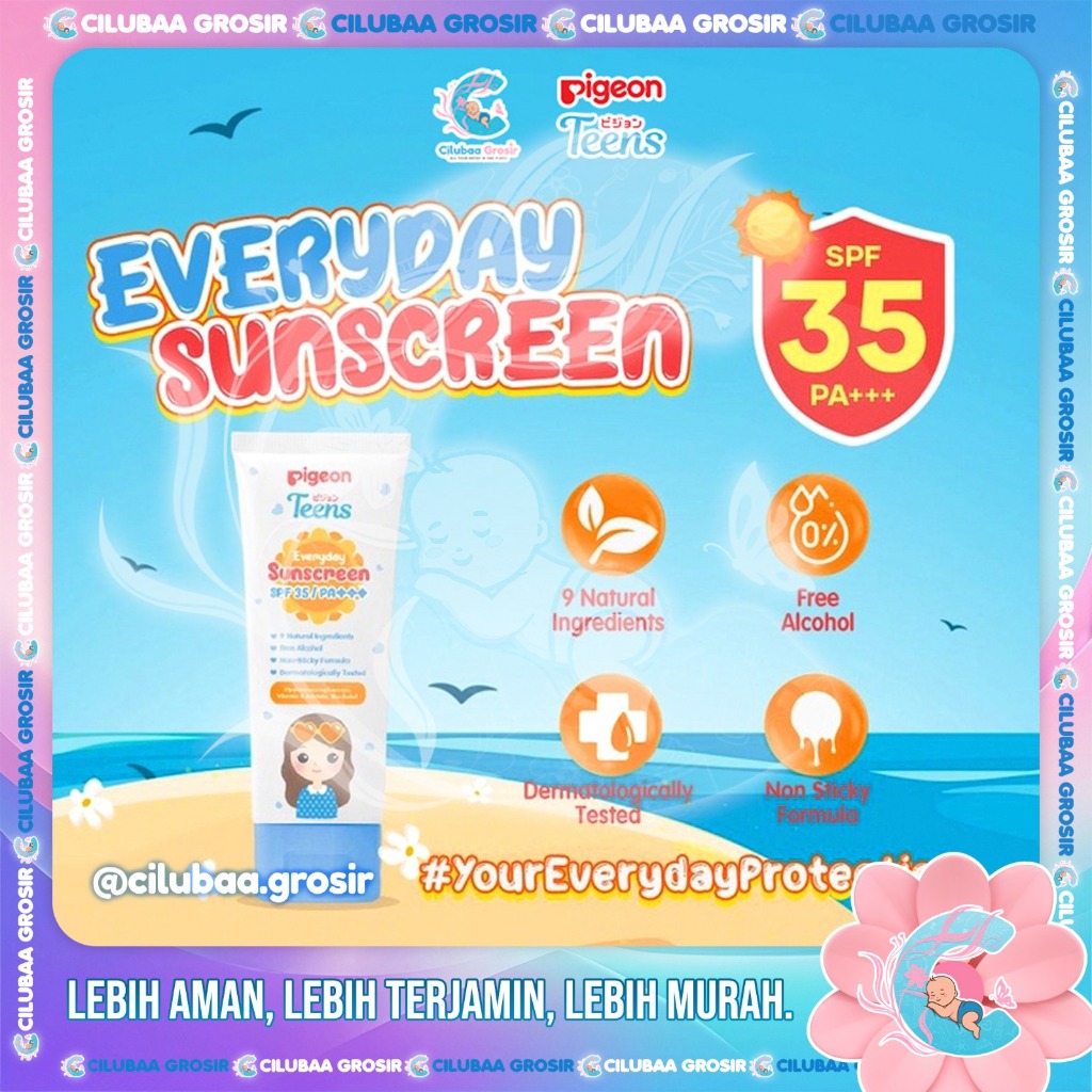 Jual PIGEON Teens Everyday Sunscreen SPF35 PA+++ || 30mL | Shopee Indonesia