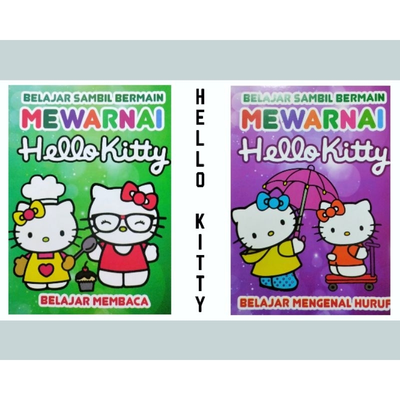 Jual Buku Mewarnai Anak 3 Tahun HVS Tebal Seri Hello Kitty | Shopee ...