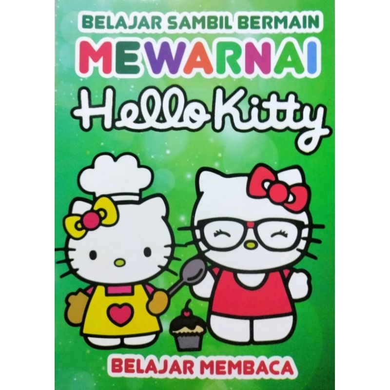 Jual Buku Mewarnai Anak 3 Tahun HVS Tebal Seri Hello Kitty | Shopee ...
