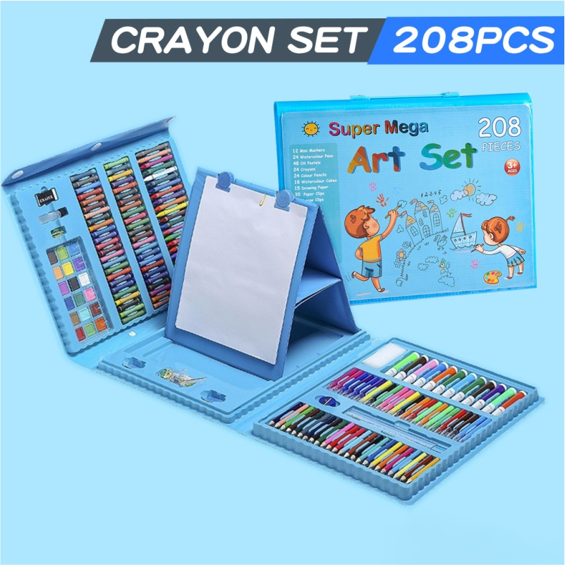 Jual Crayon Set Mewarnai Pensil Krayon Warna Alat Menggambar Atau ...