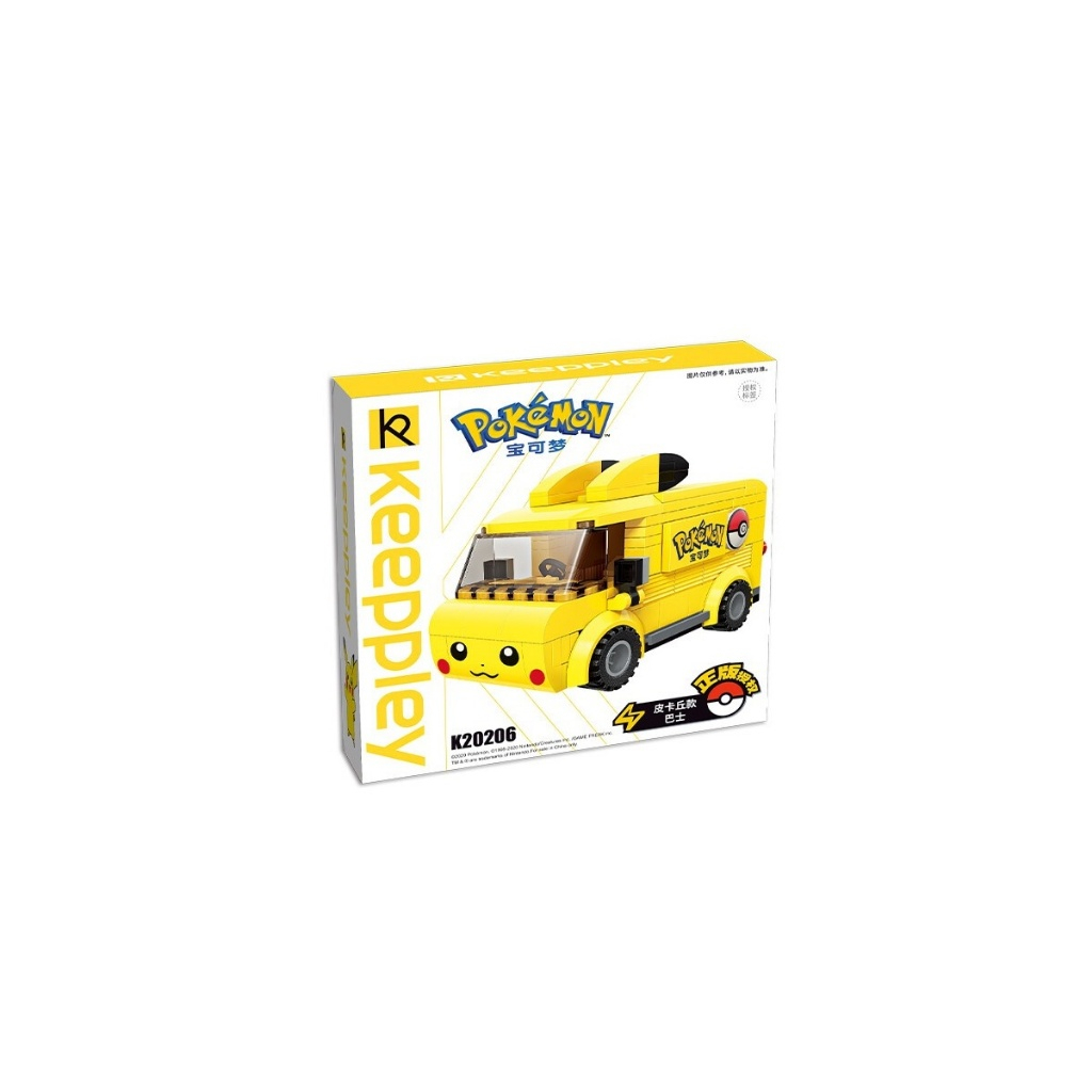 Jual Keeppley Pokemon Bricks Pikachu Mini Bus | Shopee Indonesia