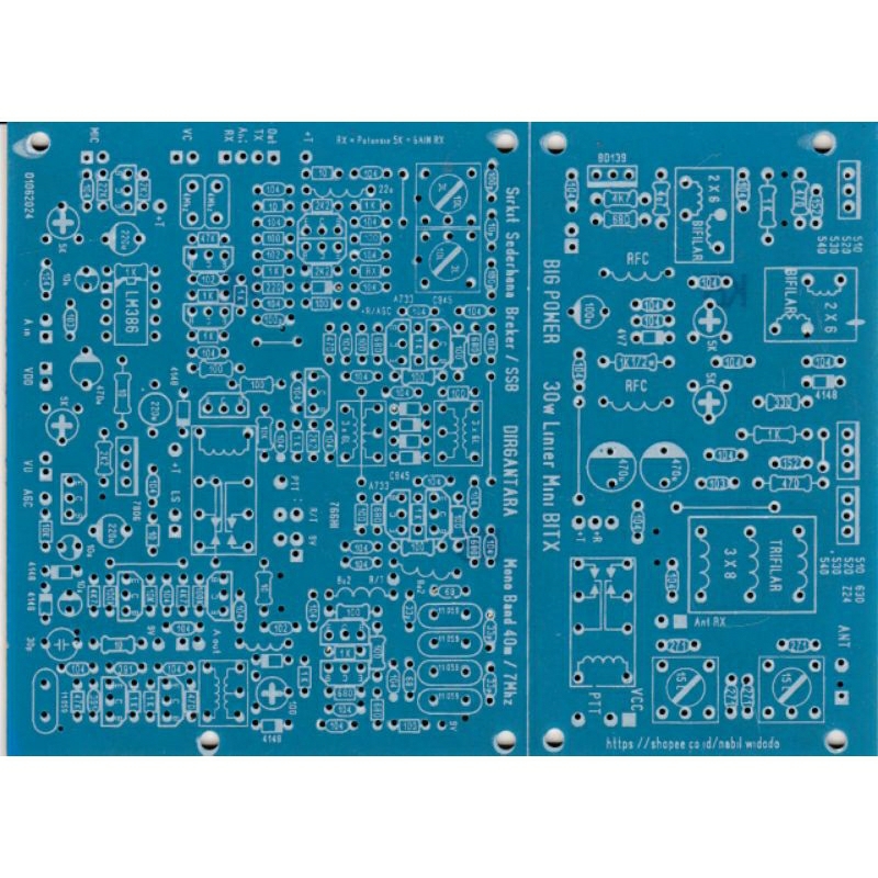 Jual PCB Radio HF SSB Dirgantara 30 Watt, Monoband, Pancarima ...