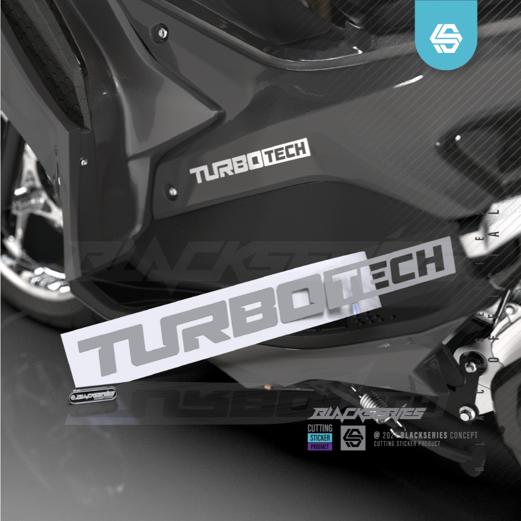 Jual Cutting Stiker Turbo Tech | Stiker Turbo Tech | Design Universal ...