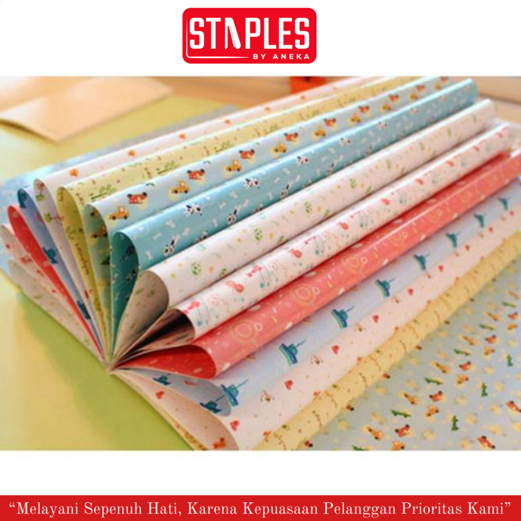Jual Kertas Kado 1 Pack Isi 50 Lembar / Kertas Kado Grosir | Shopee ...