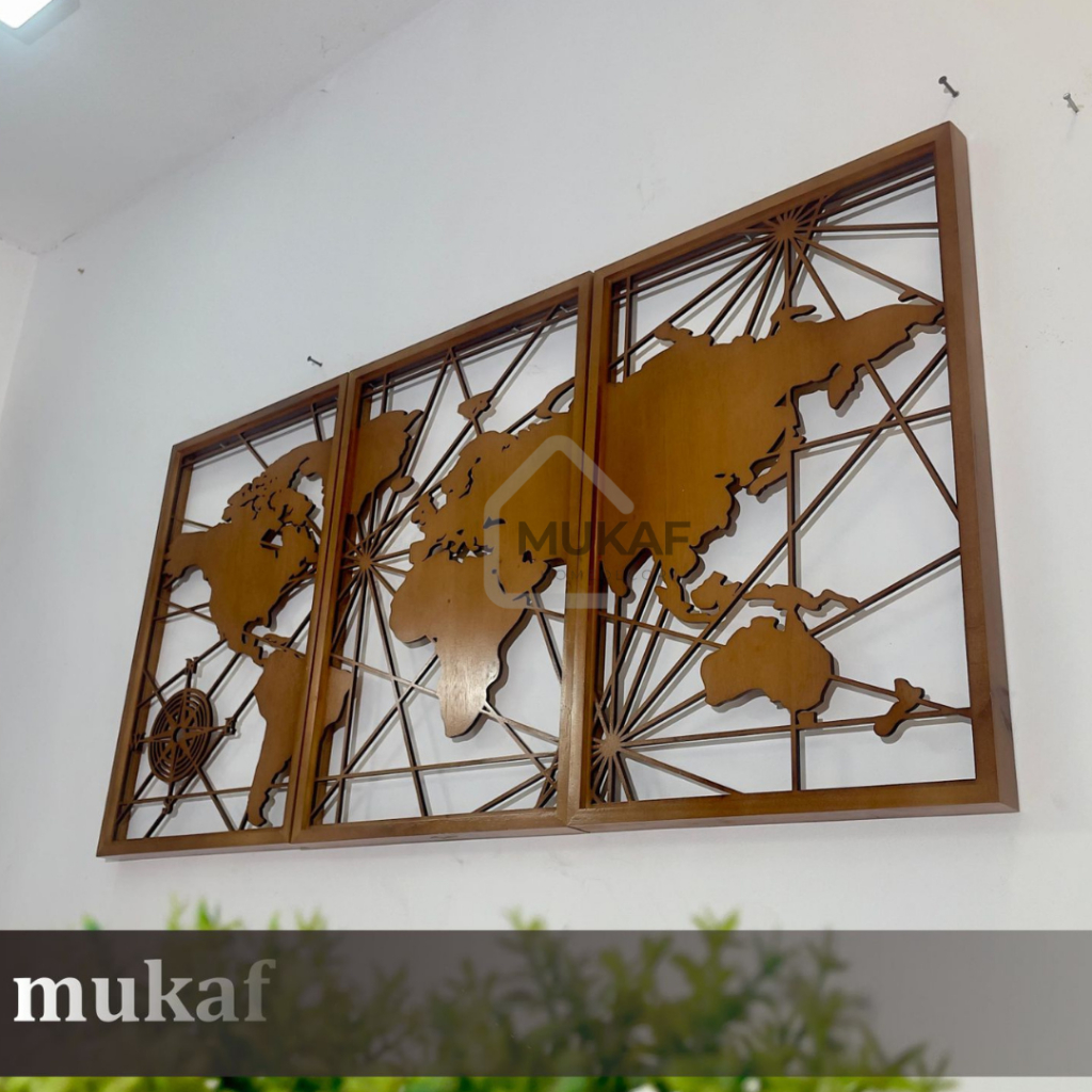Jual Peta Dunia Walldecoration Hiasan Dinding Aesthetic Dekorasi Rumah ...