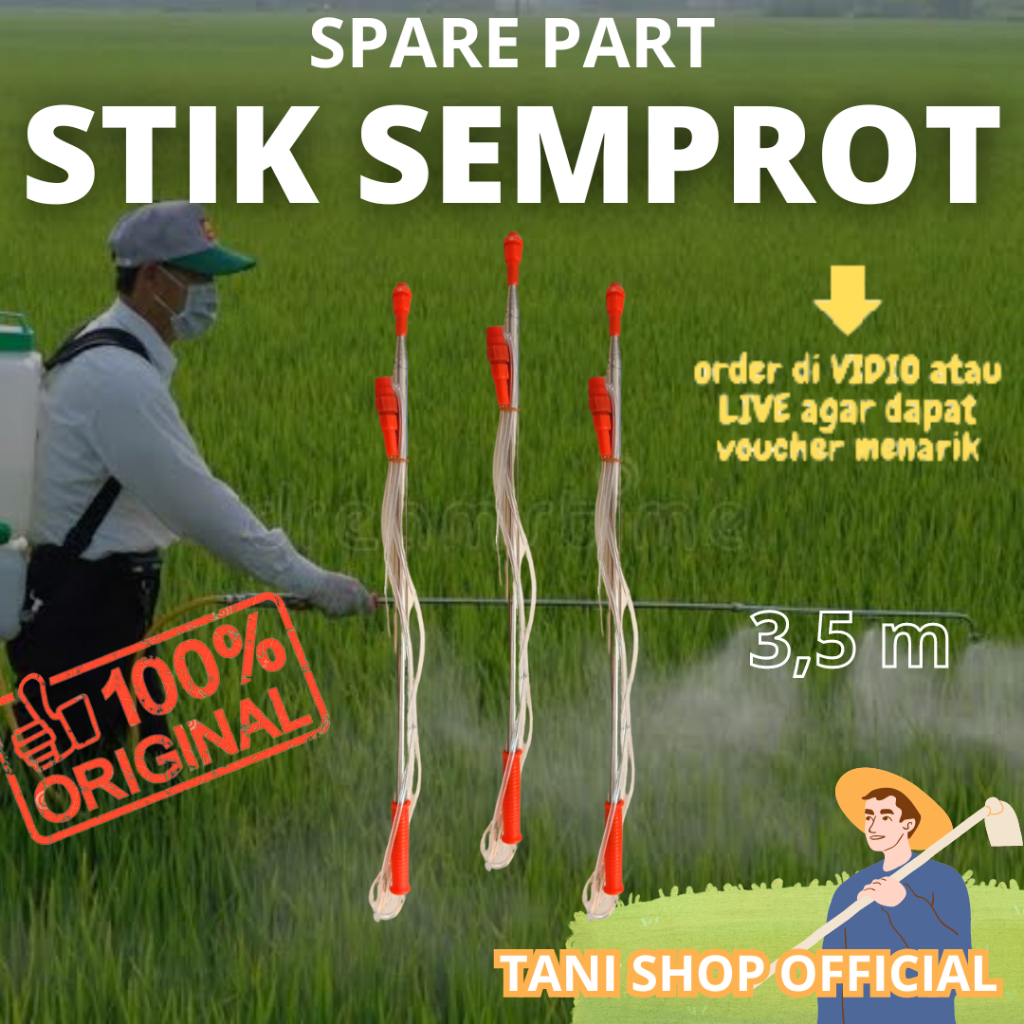 Jual stik sprayer elektrik 3,5 meter kokoh dan tahan lama | Shopee ...