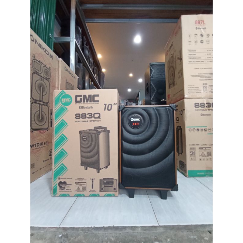 Jual Speaker Aktif Portable GMC 883Q | Shopee Indonesia