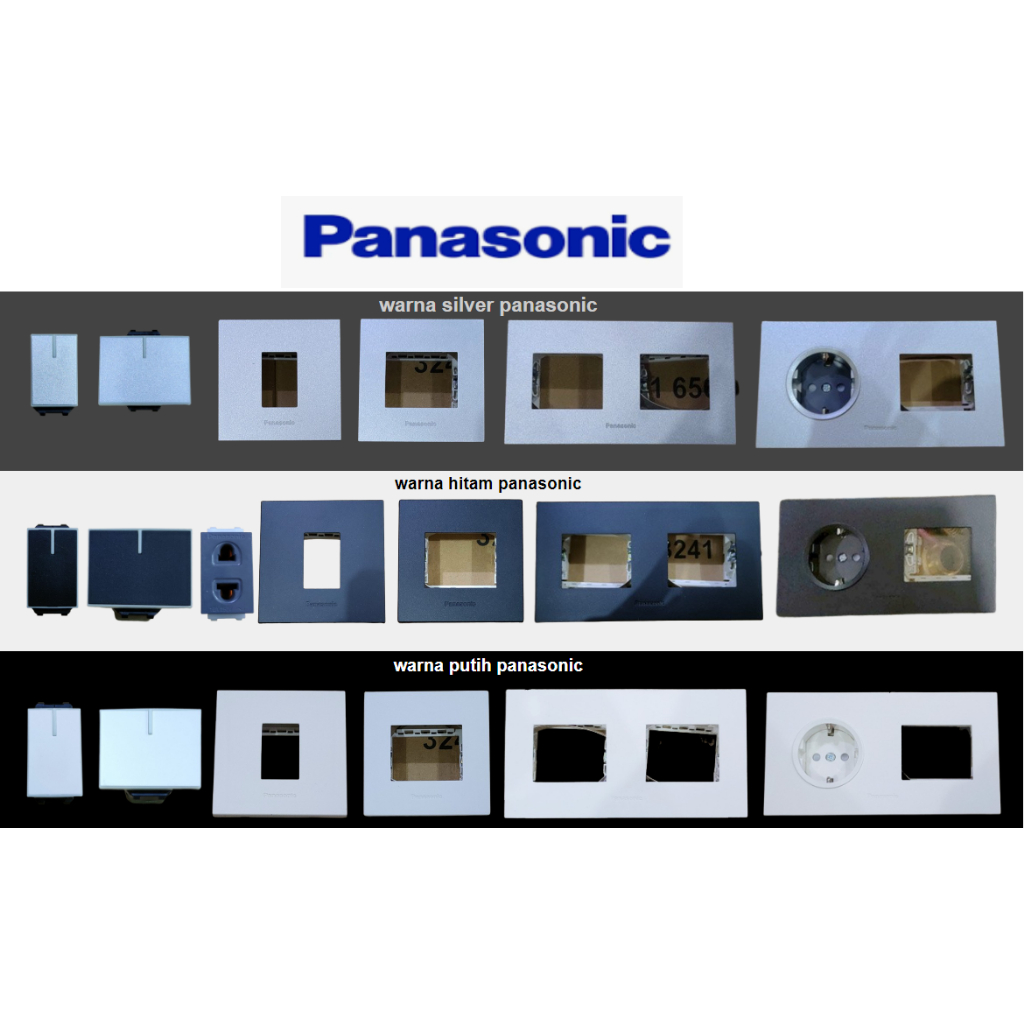Jual Panasonic Saklar Engkel Kecil , Saklar Tebal, Stop Gepeng,Frame 2 ...