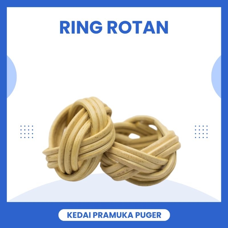 Jual Ring kolong hasduk kacu Rotan ecer satuan | Shopee Indonesia