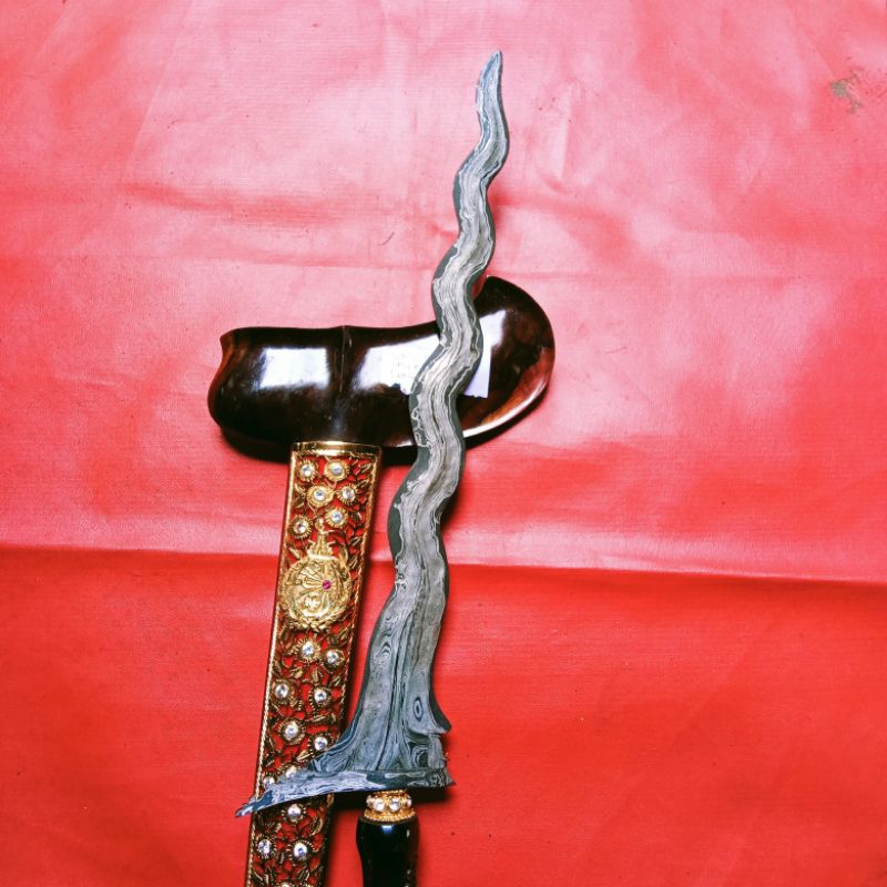 Jual Keris Panji Paniwen Luk 11 Pamor Pedaringan Kebak Gagah Istimewa | Shopee Indonesia