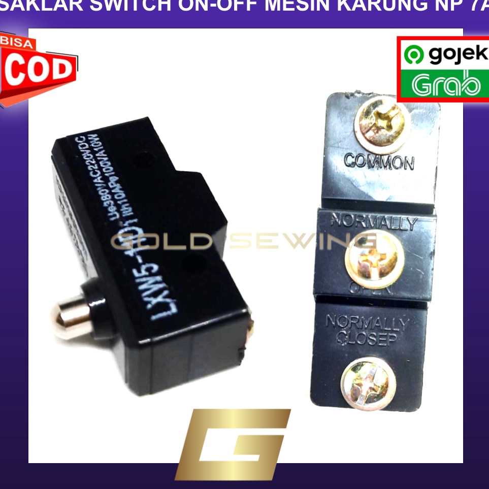 Jual KODE U48I Switch Saklar OnOff Mesin Jahit Karung Newlong NP7A NP7A ...