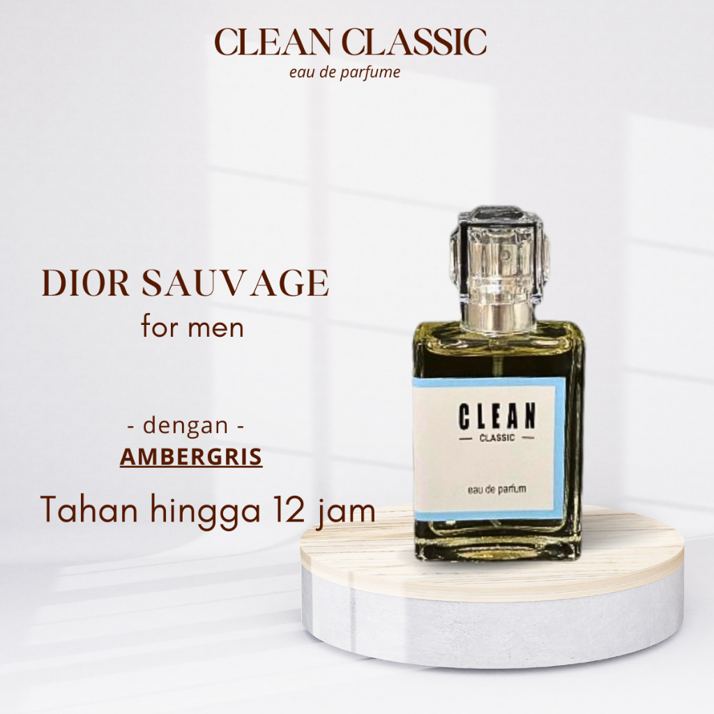 Jual CLEAN CLASSIC Dior sauvage parfume pria tahan lama 30ml (dengan ...
