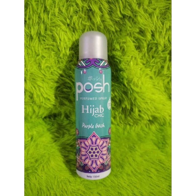 Jual POSH Hijab Chic Body Spray Purple Wish 150 ml | Shopee Indonesia