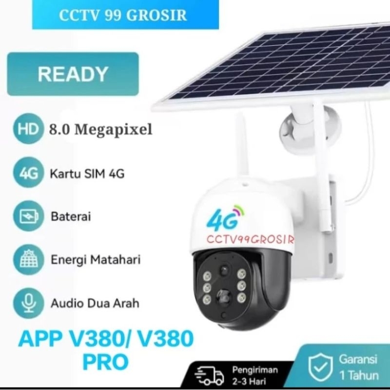 Jual Ip cam Solar Panel 4G GSM SIM card cctv 8MP Sped dome PTZ Outdoor ...