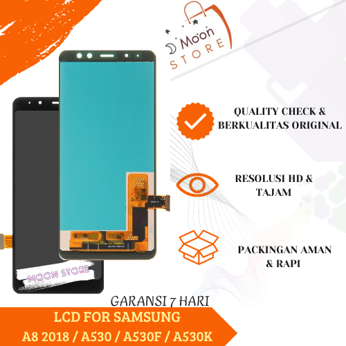 Jual LCD TOUCHSCREEN SAMSUNG GALAXY A8 2018 / A530 INCELL FULLSET COMPLETE | Shopee Indonesia
