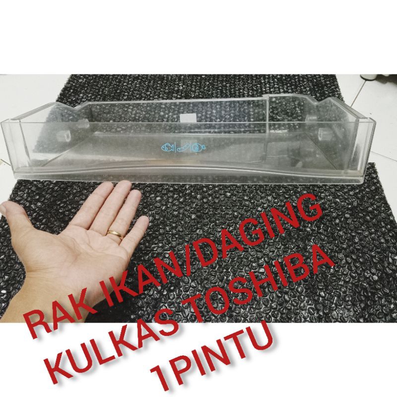 Jual RAK KULKAS.RAK TEMPAT IKAN/DAGING. KULKAS TOSHIBA 1PINTU SECOND ...
