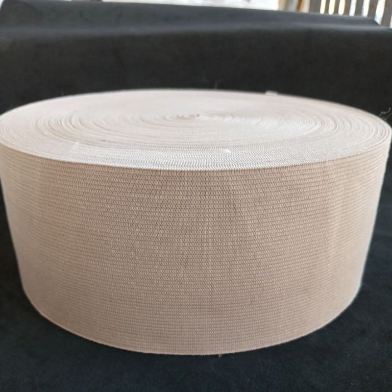 Jual karet elastis krem 8 cm.per meter | Shopee Indonesia