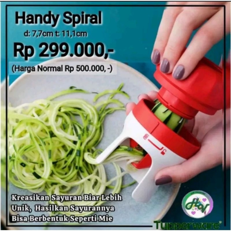 Jual Handy Spiral/turbo Chopper/mincer/speedy Mando/Tupperware Malaysia ...