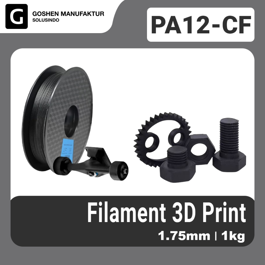 Jual YouSu PA6 Carbon Fiber Filament 3D Print - 500gr 1.75mm | Shopee ...
