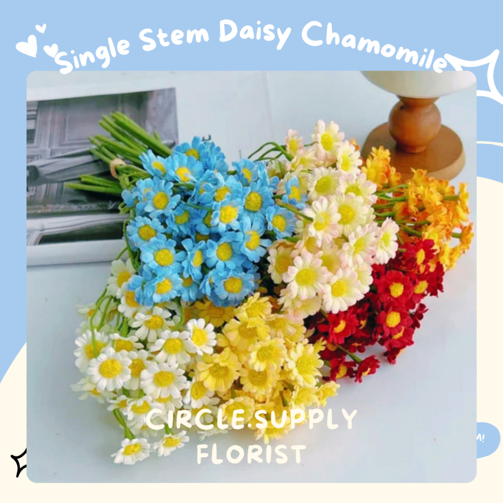 Jual [ECER PERTANGKAI] - BUNGA DAISY 1 TANGKAI Isi 10 Kelopak Bunga ...
