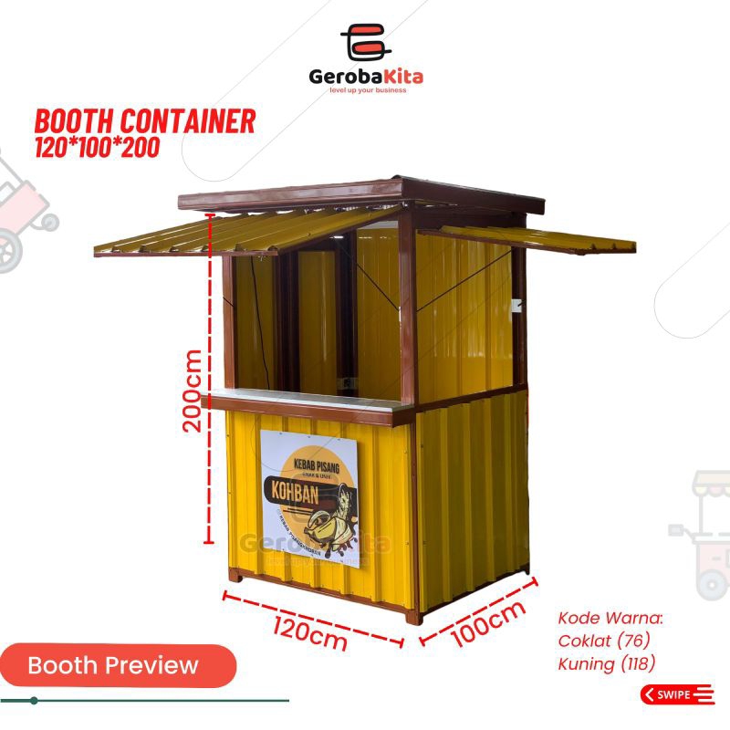 Jual booth container | Shopee Indonesia