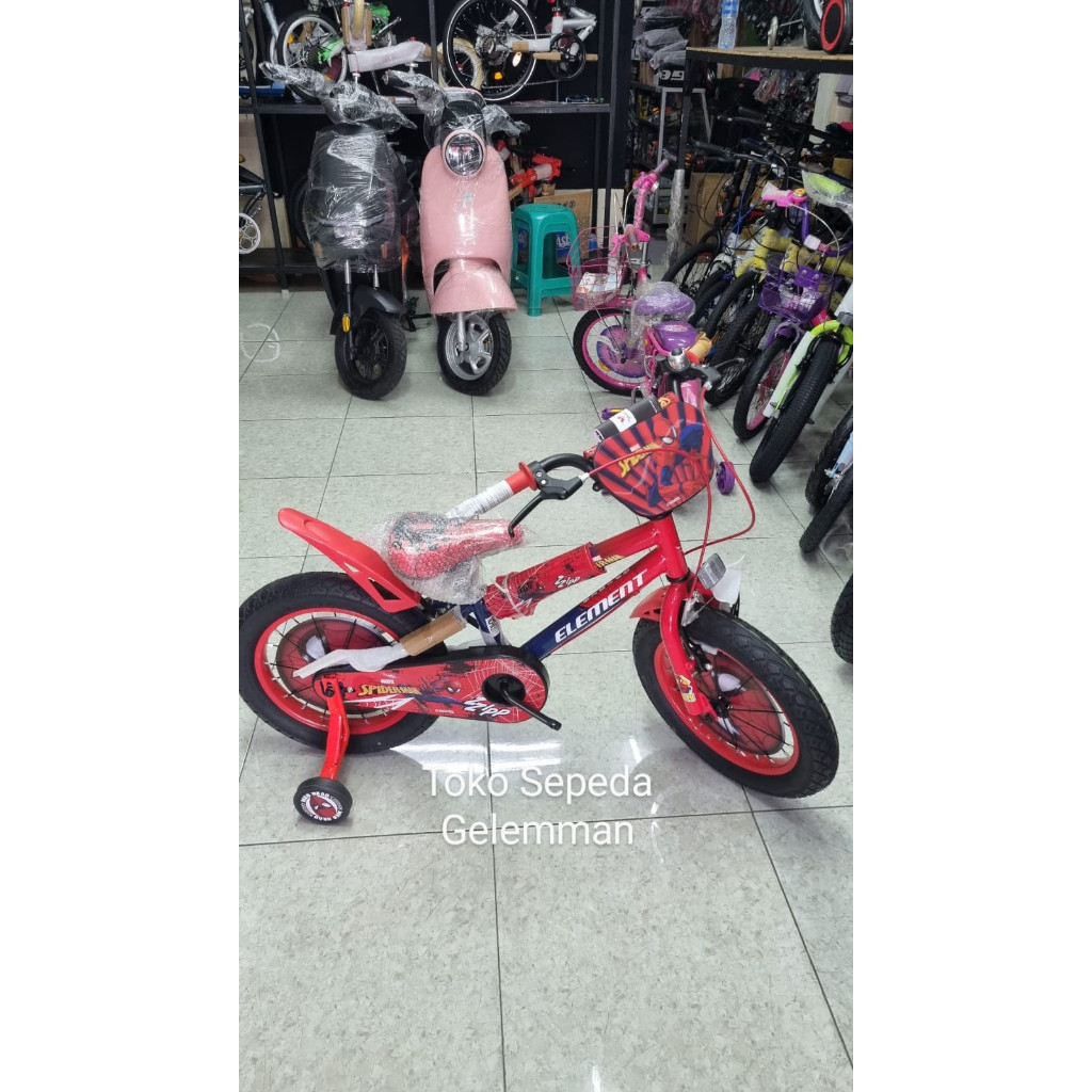 Jual Sepeda anak element spiderman | Shopee Indonesia